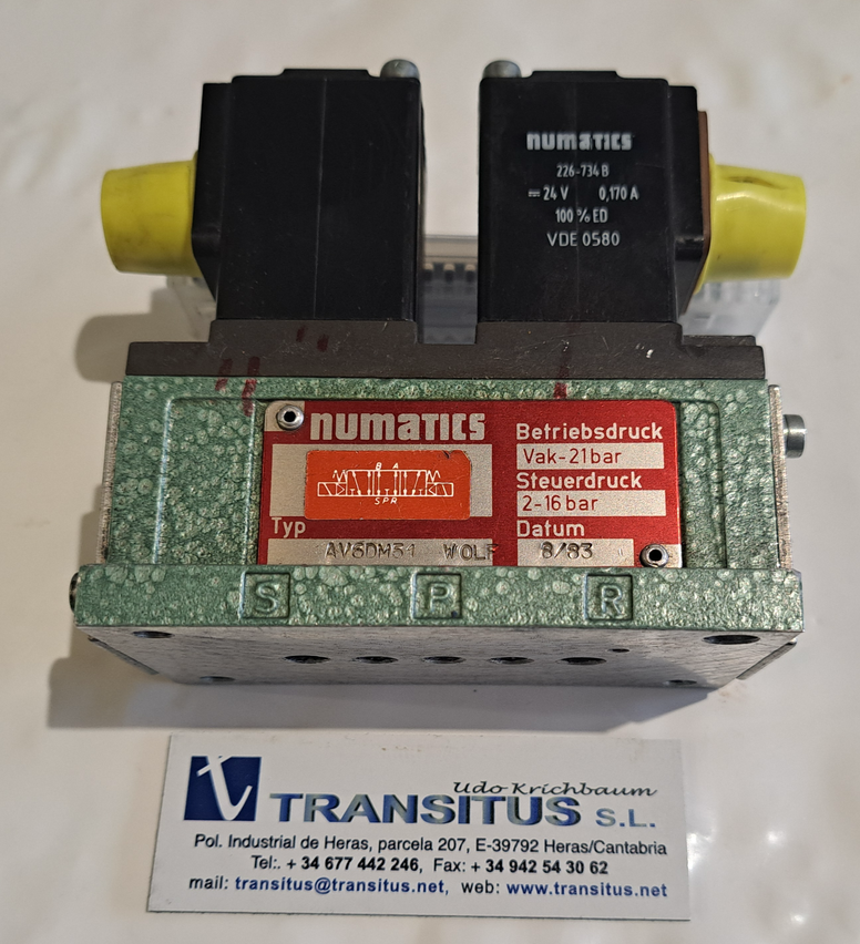 pneumatic valves : AV6 DM 51 W OLF