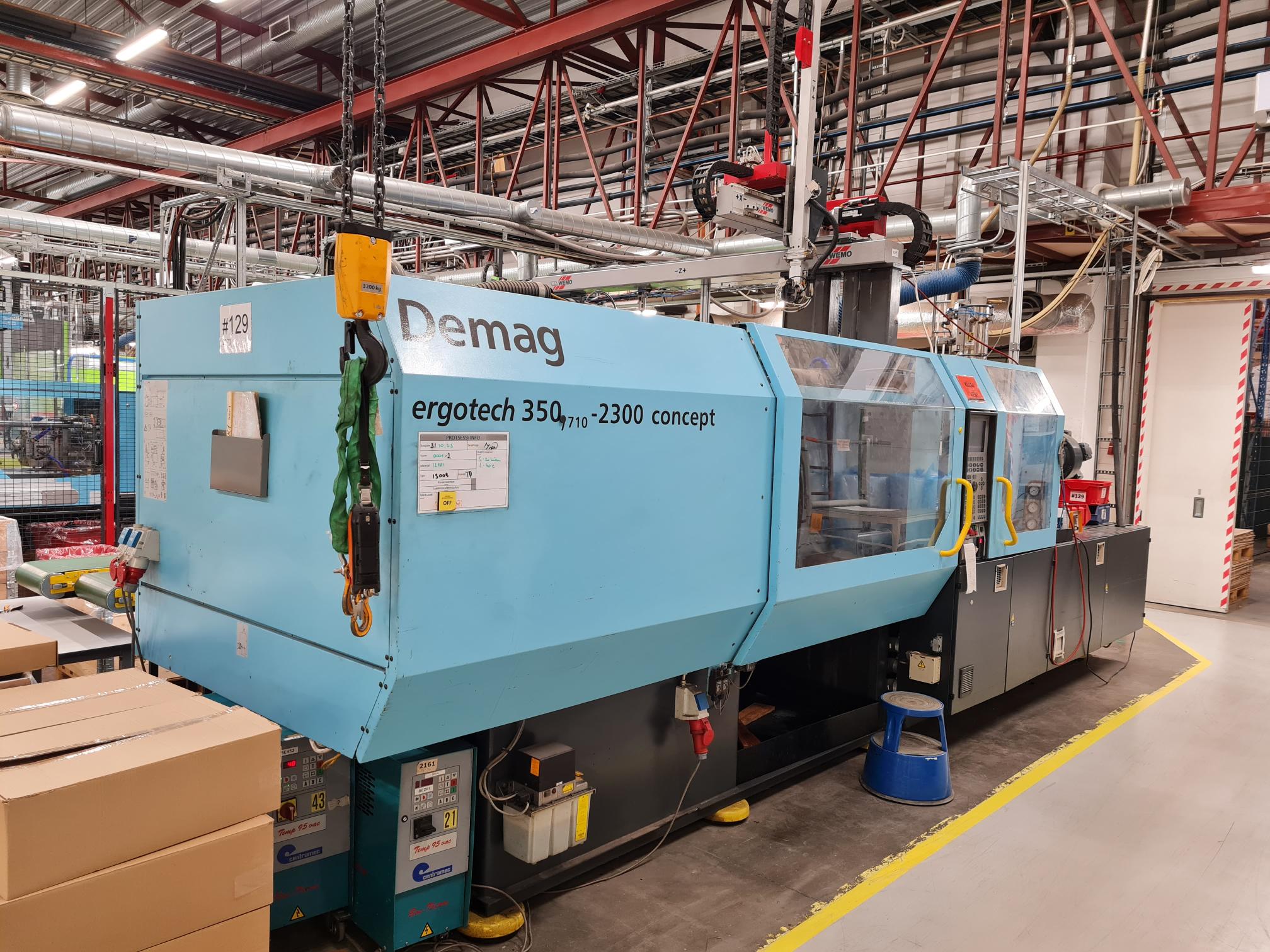 INJECTION MOLDING MACHINES - HORIZONTAL : Demag Ergotech 350/710-2300
