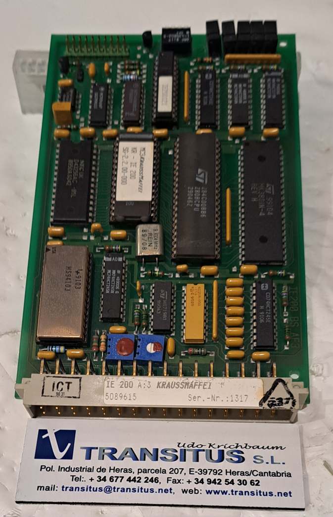 Electronic cards : IE 200