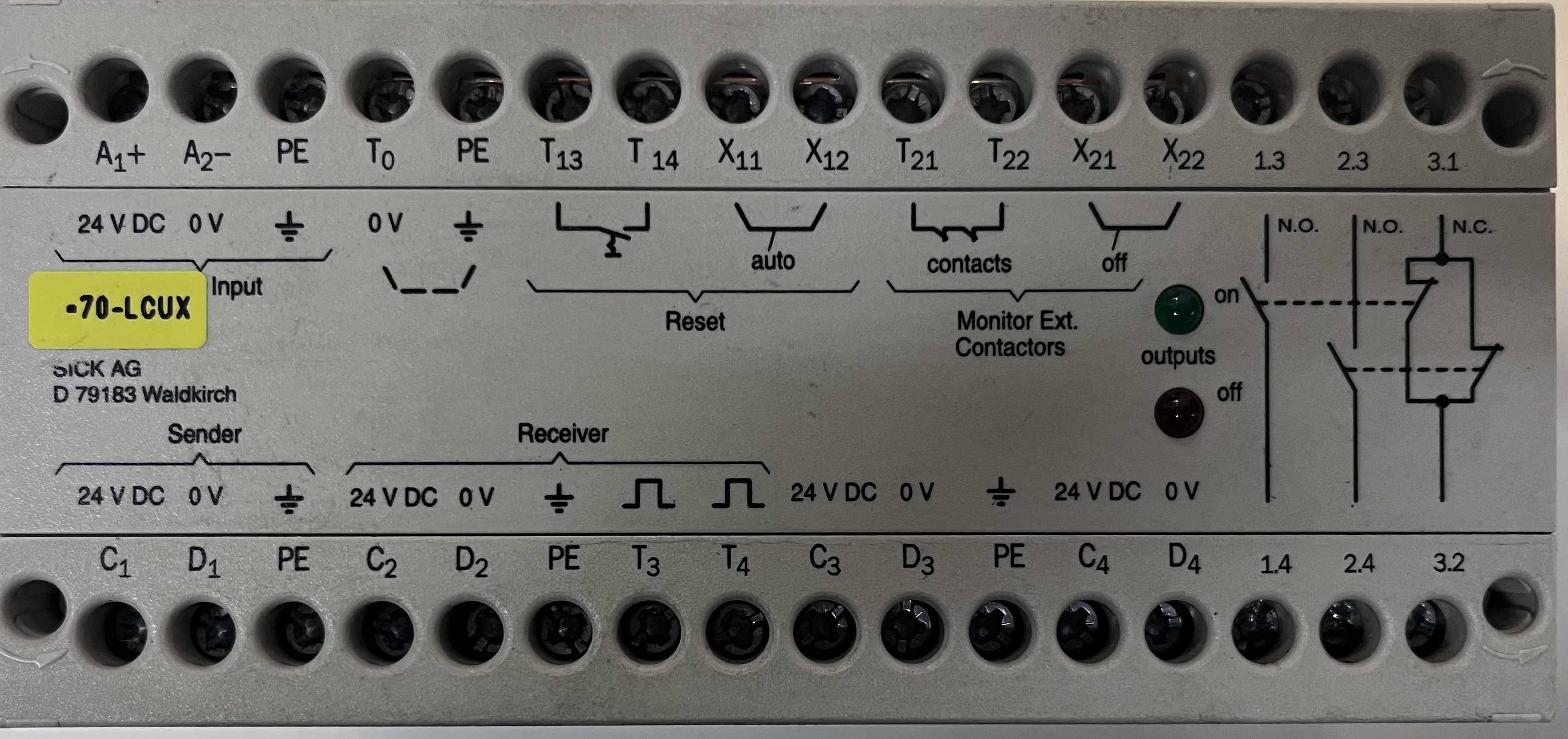 SPARE PARTS AND ACCESSORIES : SAFETY RELAY SICK