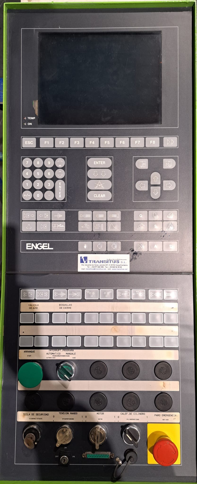 SPARE PARTS AND ACCESSORIES : cc100 control panel